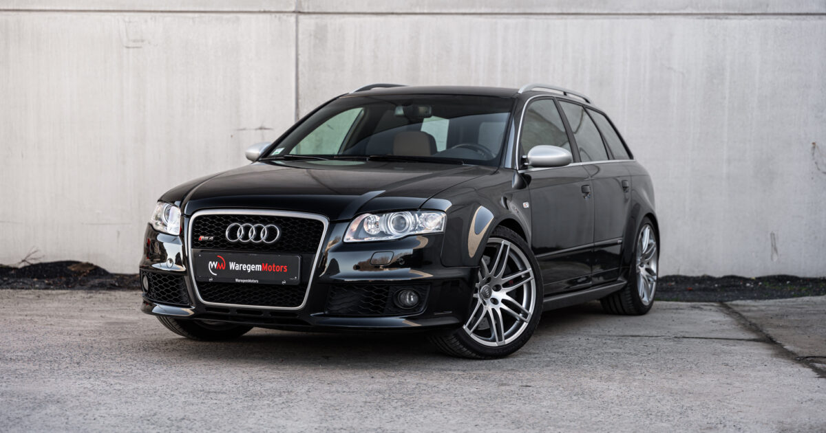 audi RS4 B7 quattro | lichte vracht | cream wit… | Waregem Motors BV